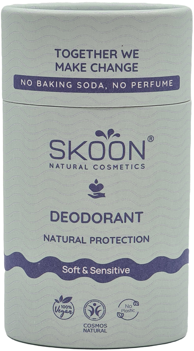 Deodorant Soft & Sensitive, 100% plastic free and certified natura ...